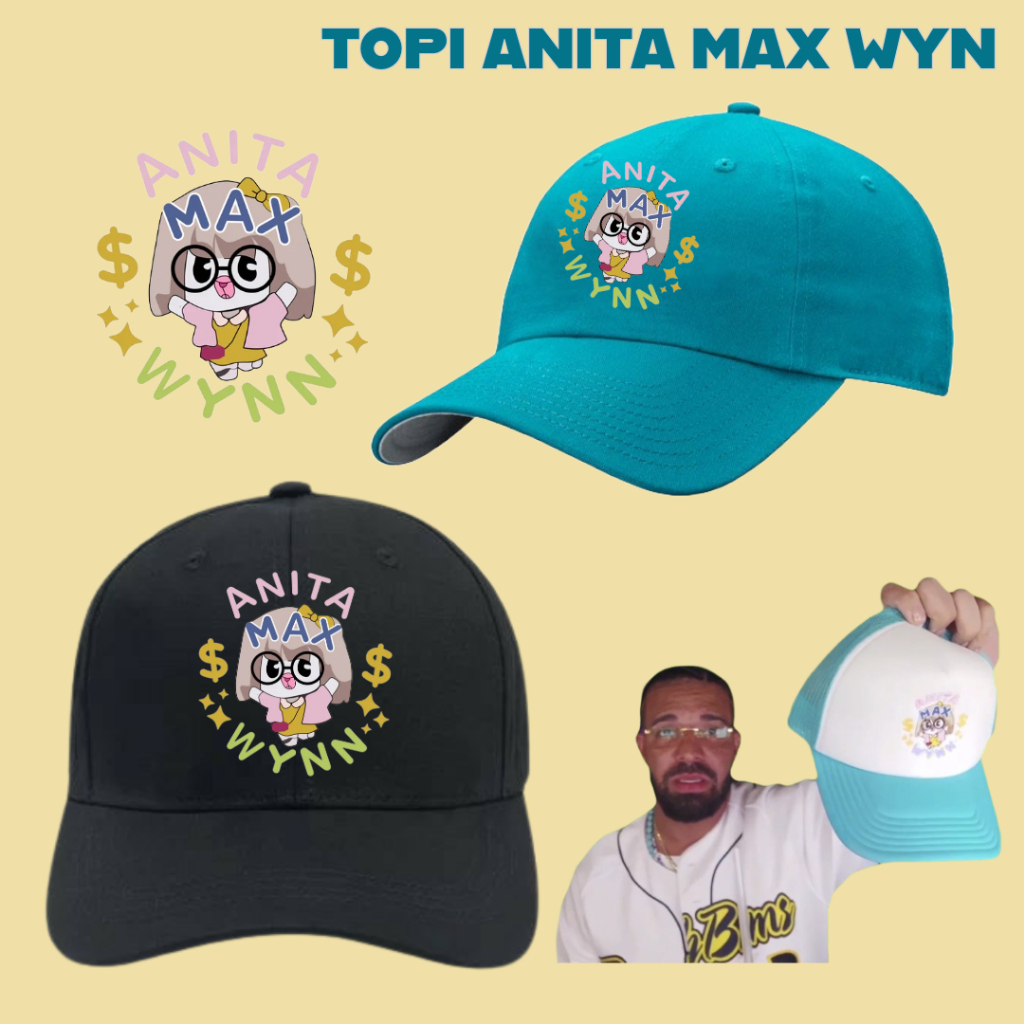 Jual TOPI ANITA MAX WYNN DRAKE TRENDING VIRAL I NEED THE MAX WIN ...