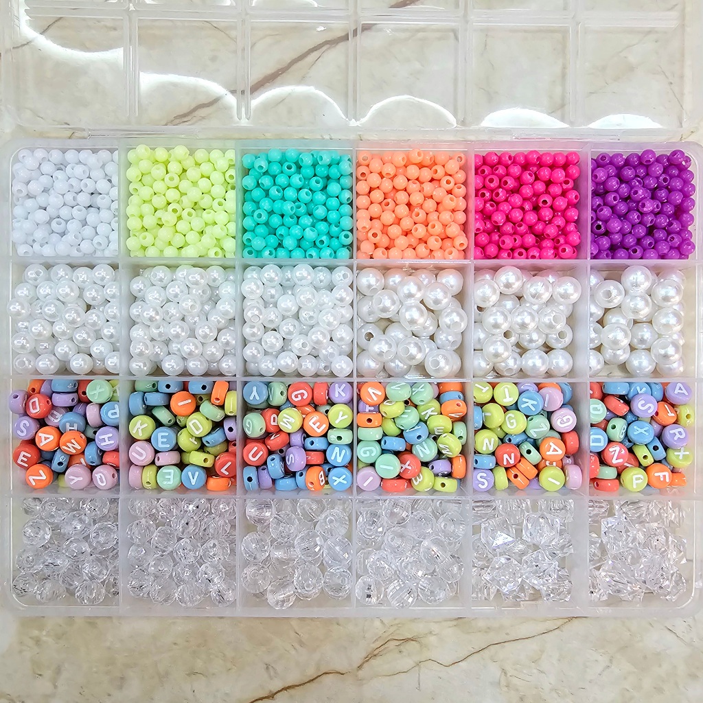 Jual Manik Manik Pasir 1 Box - Manik2 Mote Payet Pasir Paket DIY (BONUS ...