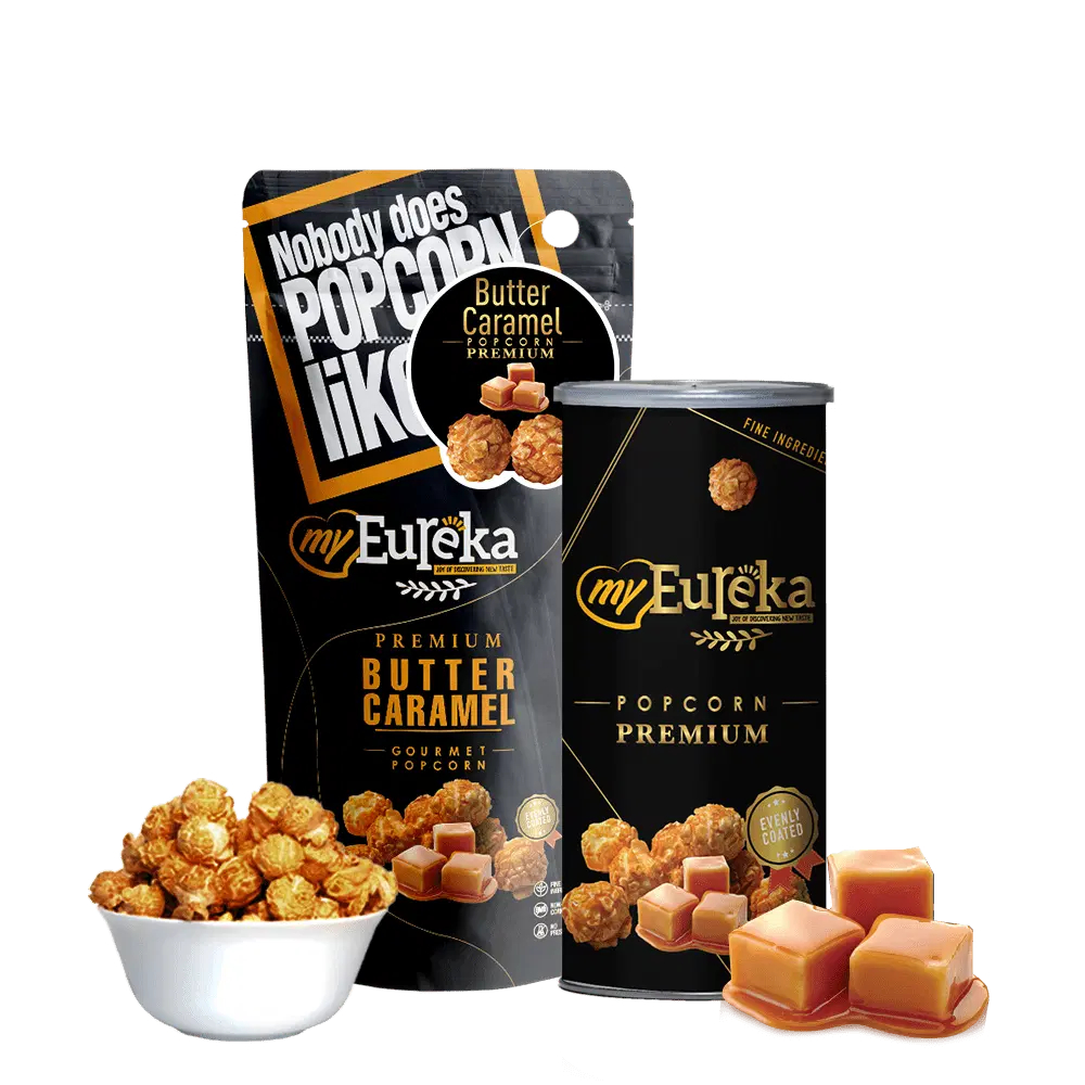 Jual Eureka Popcorn Butter Caramel | Snack Cemilan Impor Rasa Premium ...