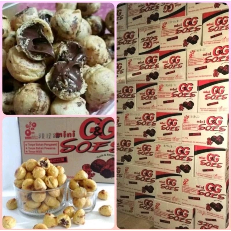Jual GG Soes Mini isi Coklat Berat 1kg | Shopee Indonesia
