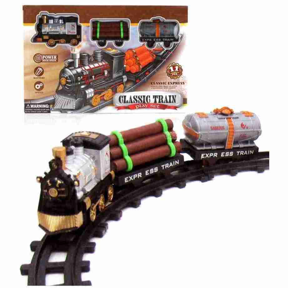 Jual Mainan Kereta Api Classic Express Train Lintasan Rel Gerbong Anak ...