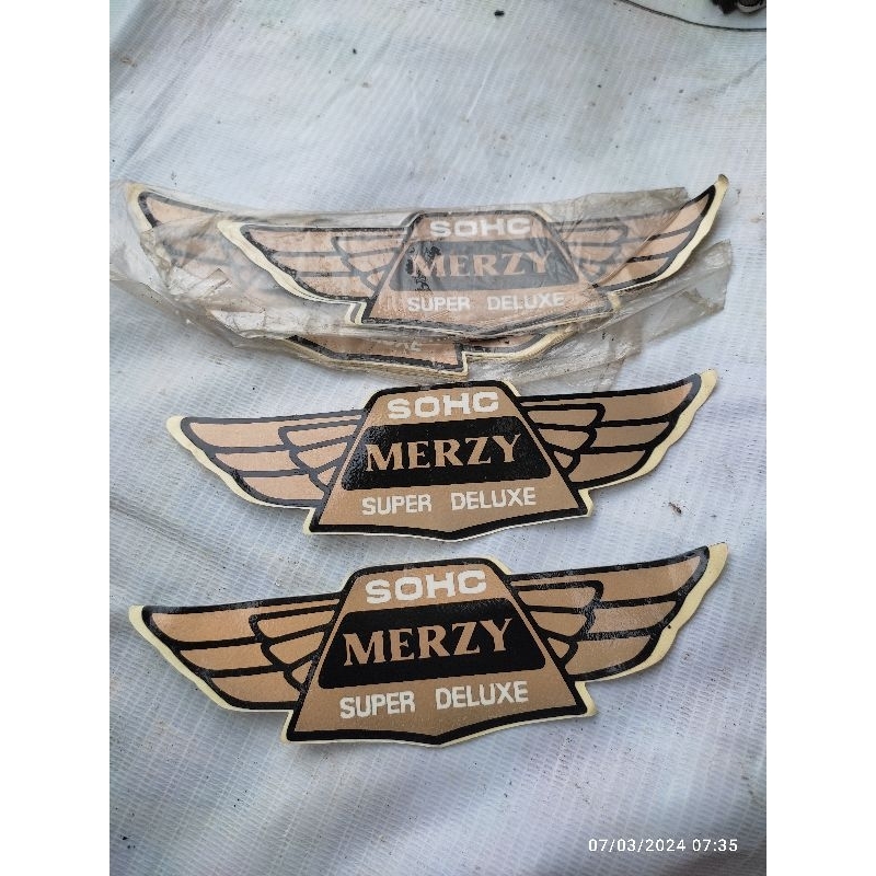 Jual stiker emblem bagian box aki/kempol kawasaki binter merzy KZ200 ...