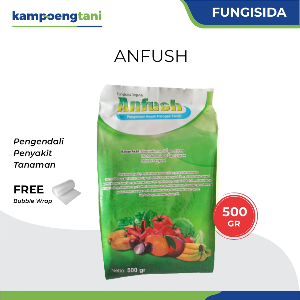 Jual Anfush 500 gram Fungisida Hayati Tricoderma Anti Layu Fusarium ...