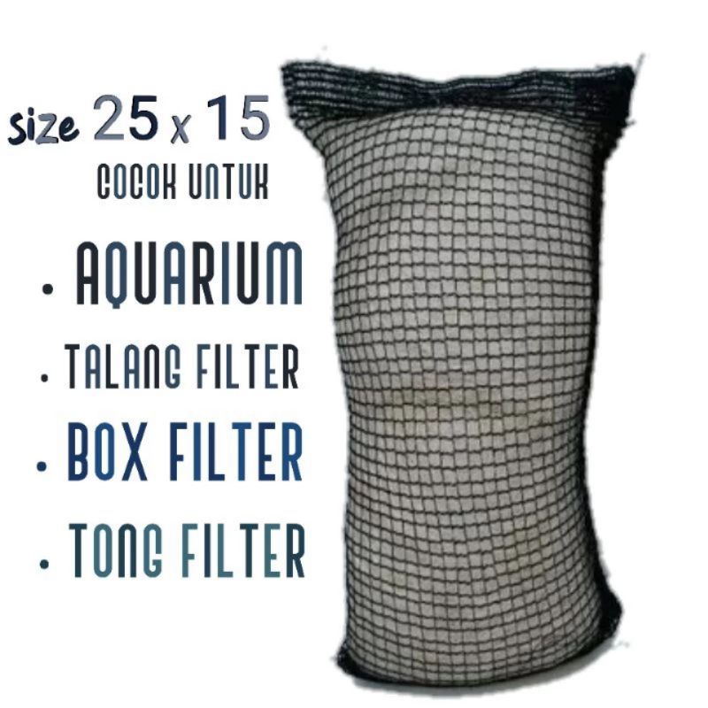 Jual Jaring Bekas Nelayan Media Filter KOI Filter Kolam Filter Aquarium ...