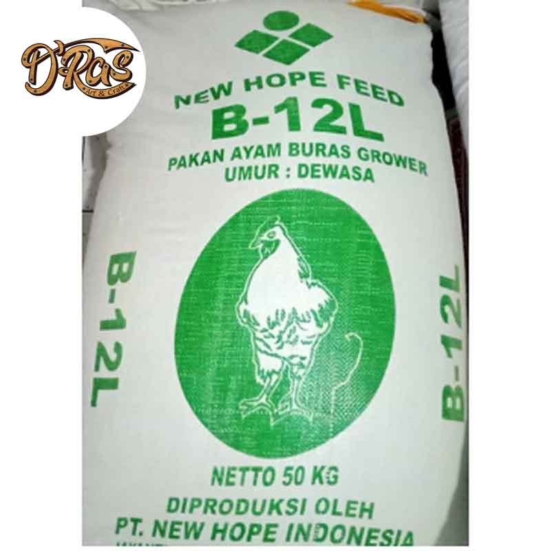 Jual pur ayam B12L 10kg pur ayam buras dewasa pakan makanan ayam ...