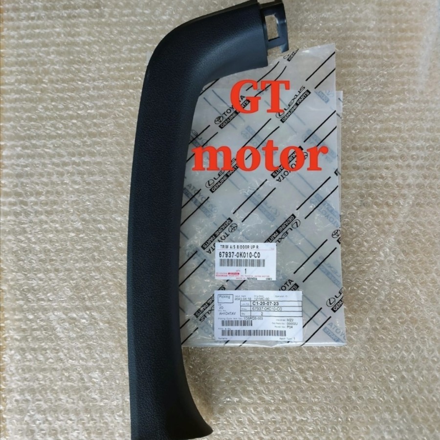 Jual 67937-0K010-C0 Garnish Back Door Right Side Garnish Pilar Pillar ...