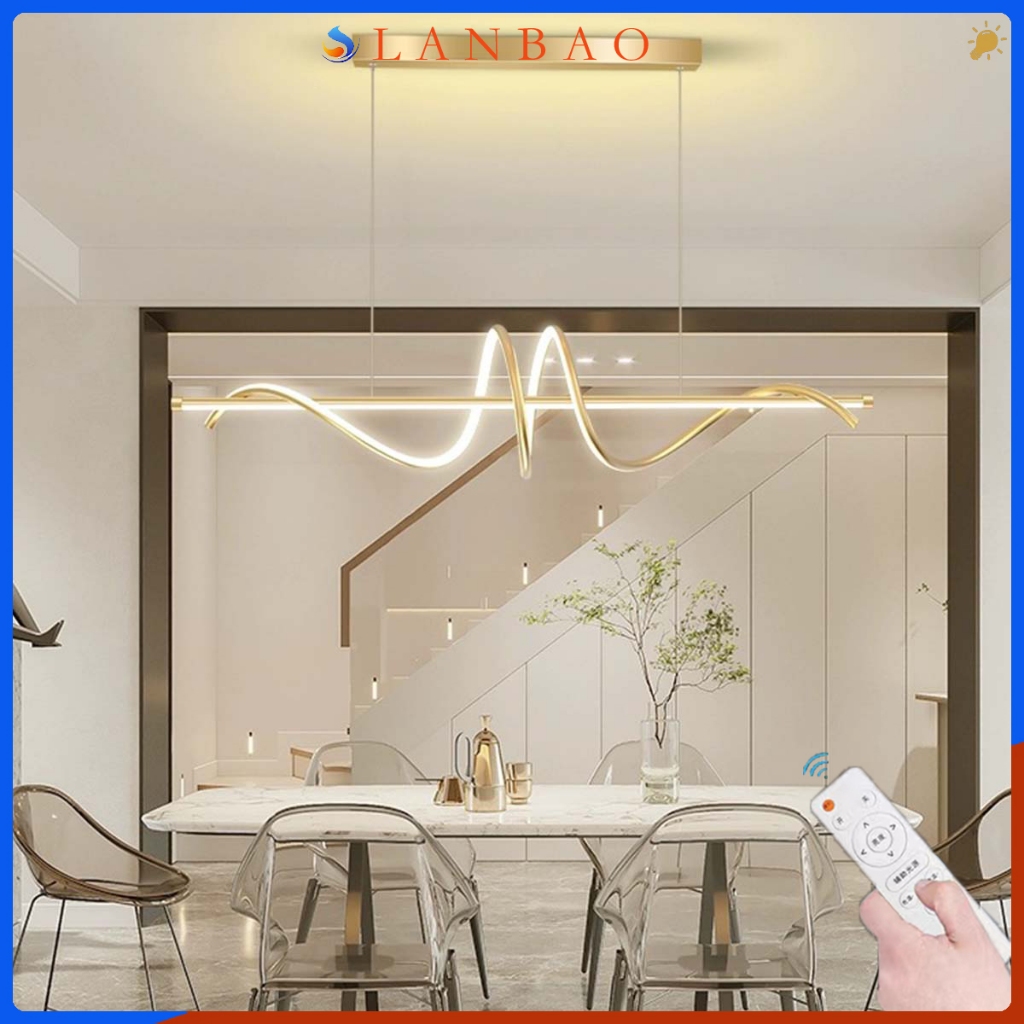 Jual ⭐100cm&150cm⭐Lampu Gantung Ruang Makan LED Mewah Ringan Lampu Gantung Ruang Tamu Minimalis ...