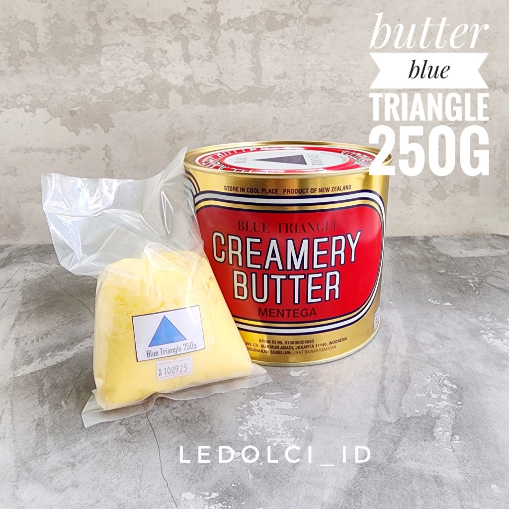 Jual BUTTER SEGITIGA MENTEGA SEGITIGA BUTTER BLUE TRIANGLE PLASTIK 250G ...