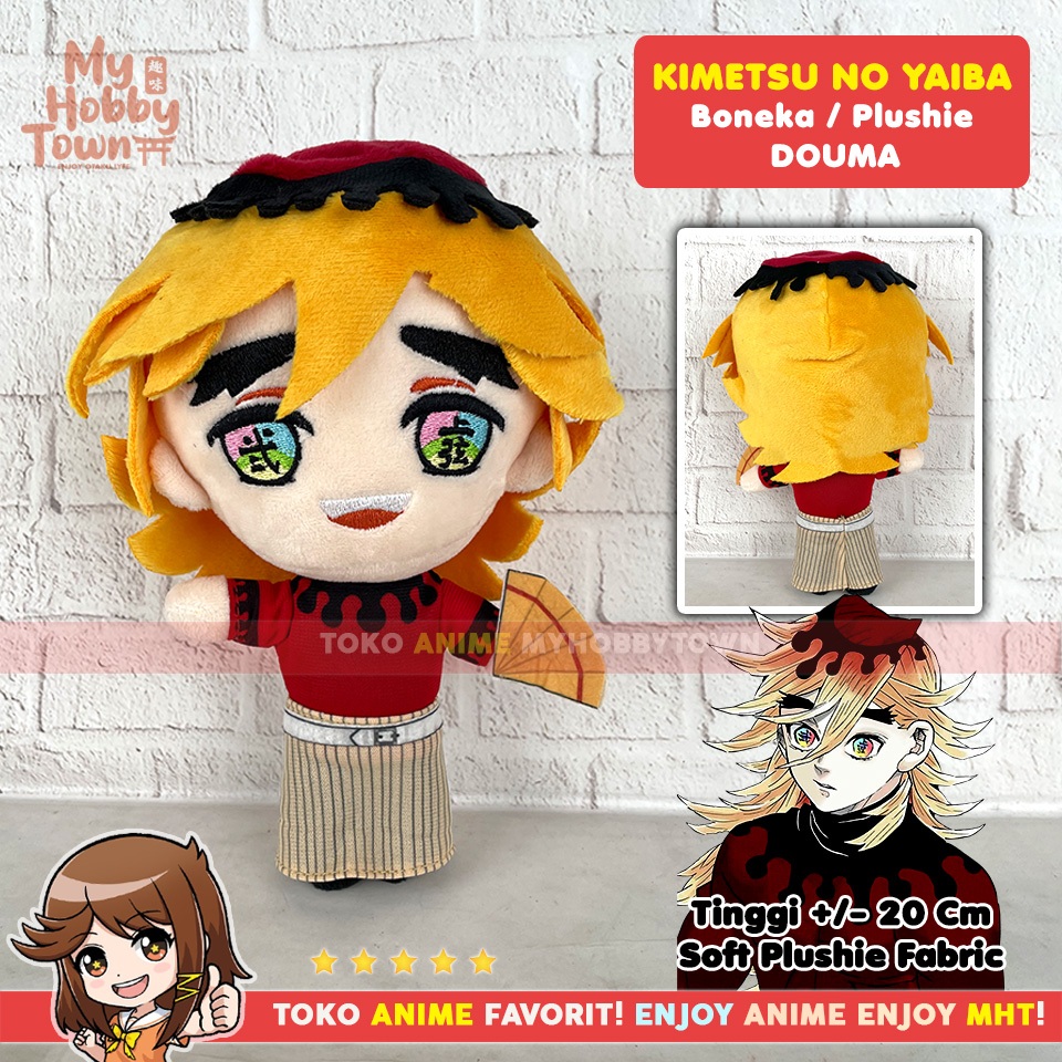 Jual Boneka Karakter Anime Douma Kimetsu no Yaiba Demon Slayer Plushie ...
