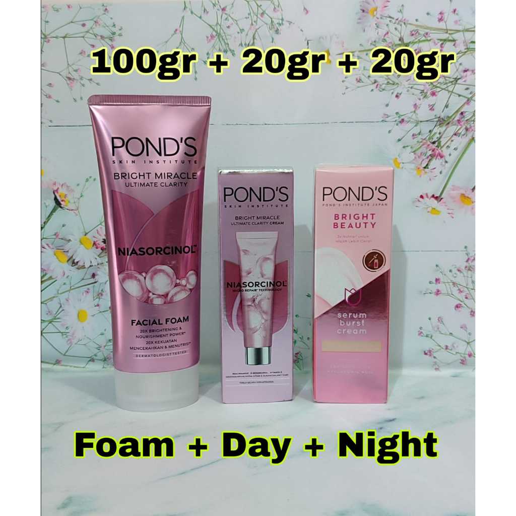 Jual Pilihan Paket Cantik Ponds Bright Beauty / Bright Miracle Serum ...