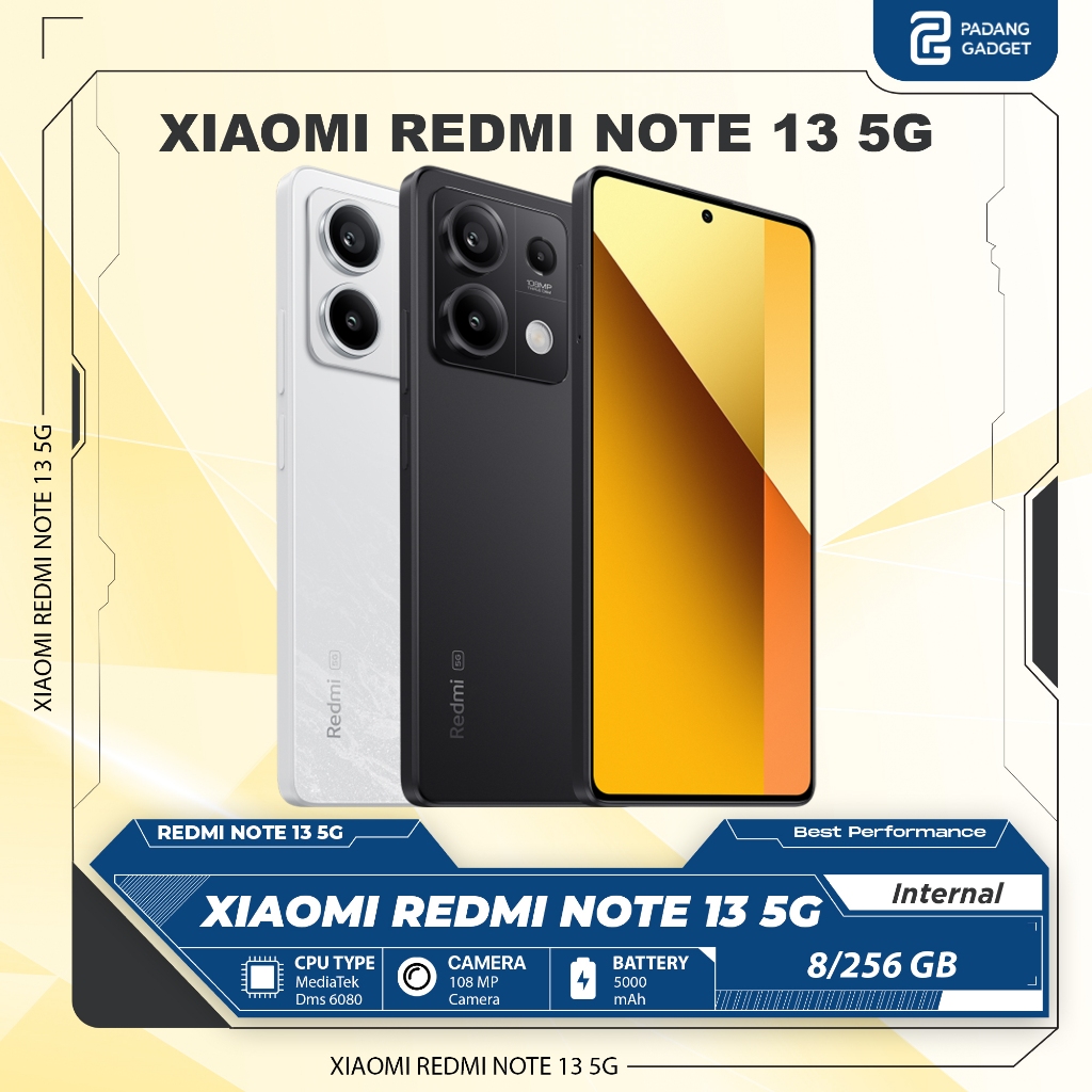 Jual Xiaomi Redmi Note 13 5G Ram 8/256GB Original Extended Smartphone ...
