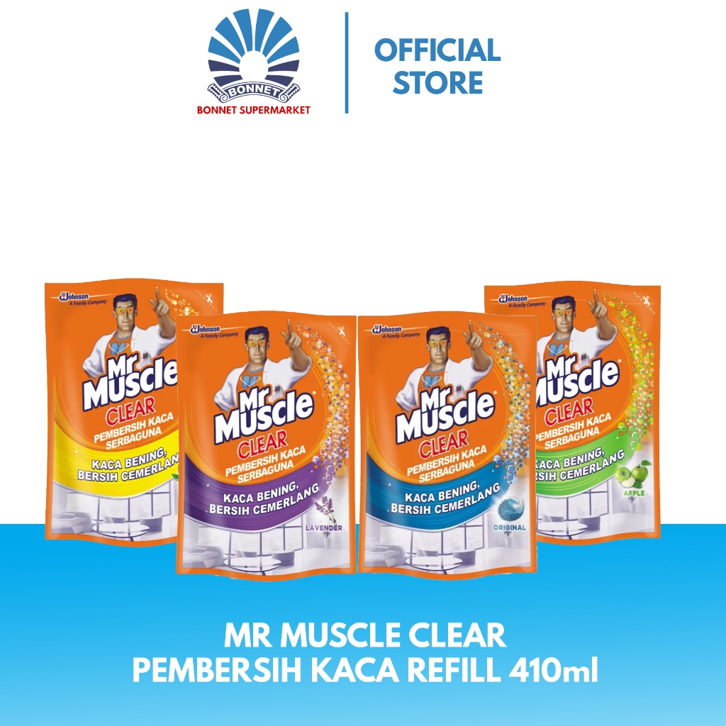 Jual Mr Muscle Clear Pembersih Kaca Refill 410ml | Shopee Indonesia
