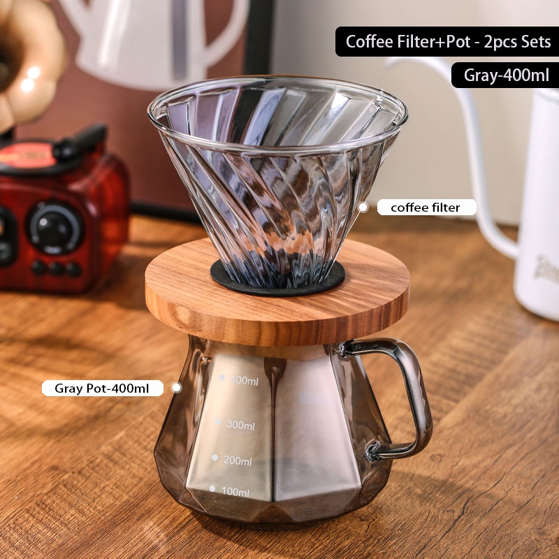 Jual v60 Dripper Set Pot Berbagi Filter Kopi Pot V60 Berlian Coffee ...