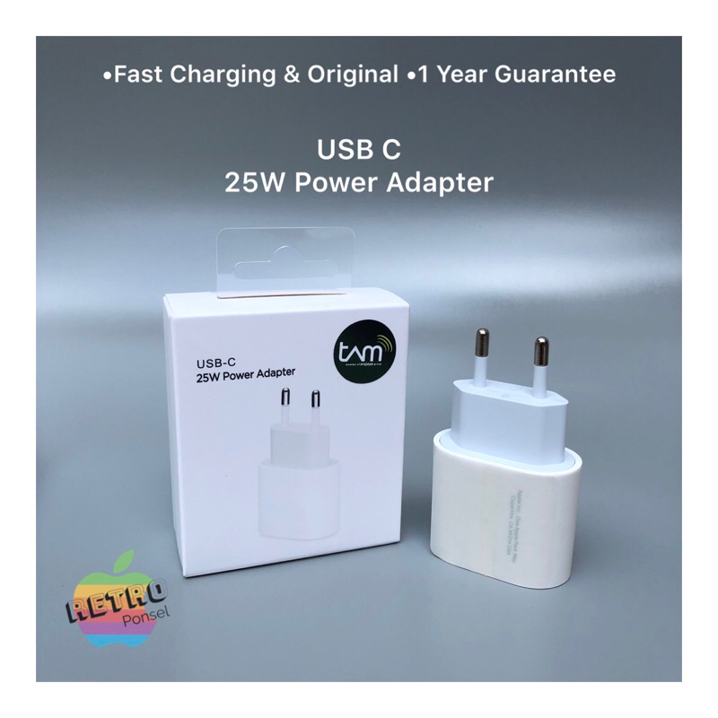 Jual Charger USB C 25W Fast Charging Original | Shopee Indonesia