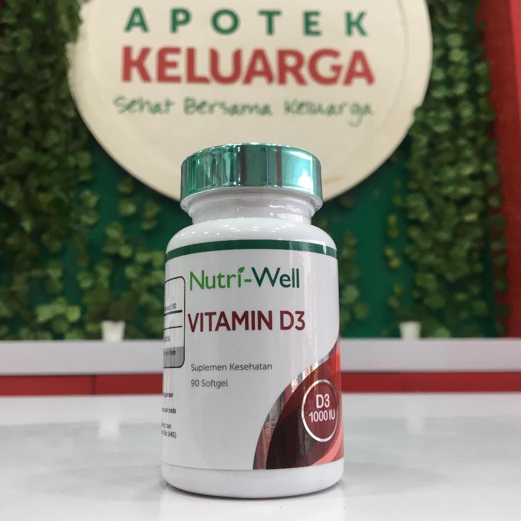 Jual Nutriwell Vitamin D3 1000 IU 90 Kapsul | Shopee Indonesia