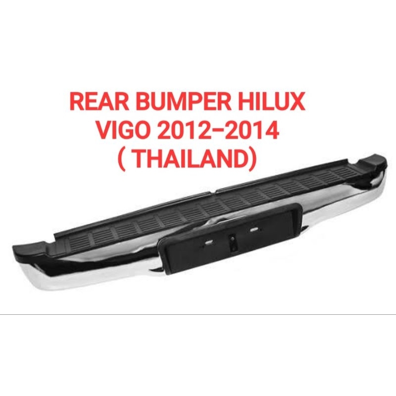Jual REAR BUMPER INJAKAN BELAKANG HILUX LAMA VIGO ( IMPORT THAILAND ...