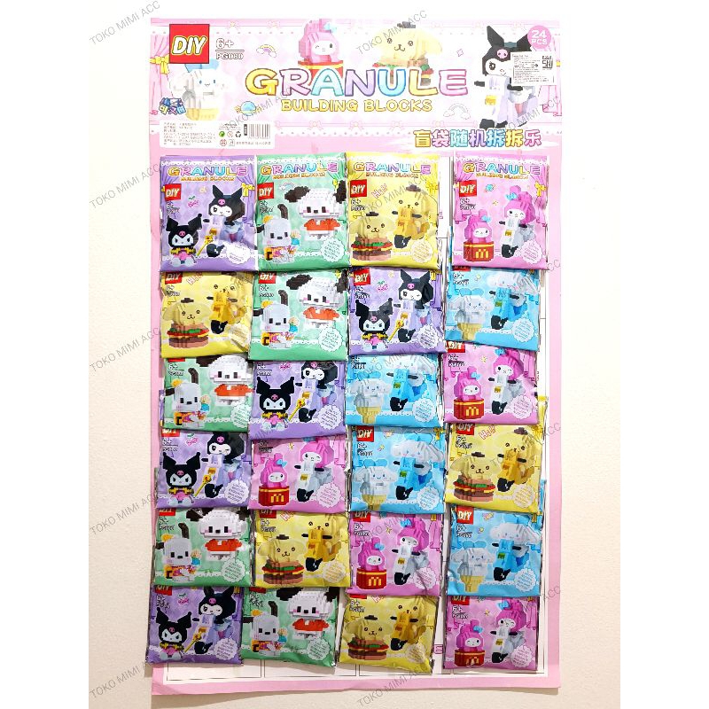 Jual MIMI ACC GROSIR [ Kreasi Sendiri/ Tanpa Panduan] 24PCS DIY LEGO ...