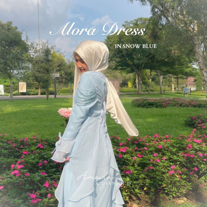 Jual ALORA DRESS x diannn.d | Coquette Ribbon Dress by Amoira | Shopee ...