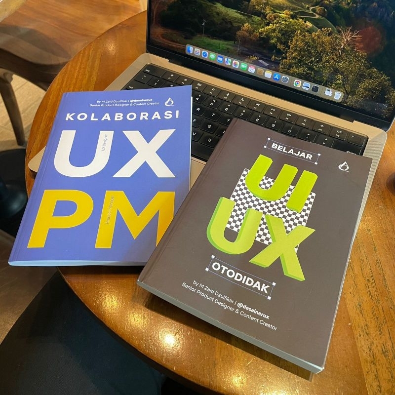 Jual [100% ORI] Bundling Buku UI UX & UX PM | by @desainerux | M Zaid Dzulfikar Free Sticker ...