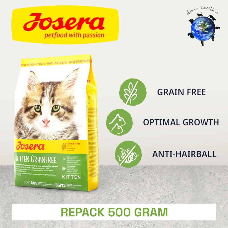 Jual Josera Premium Kitten Grain Free Optimal Growth & Anti Hairball ...