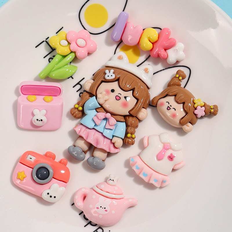 Jual Set Diy Resin Lucu Tema Anak Sekolah Isi 8 Pcs Resin Clay Resin ...