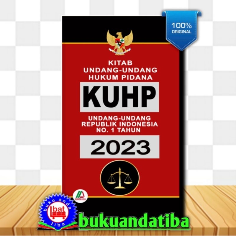 Jual KUHP - Kitab Undang Undang Hukum Pidana - UU NO 1 TAHUN 2023 | Shopee Indonesia