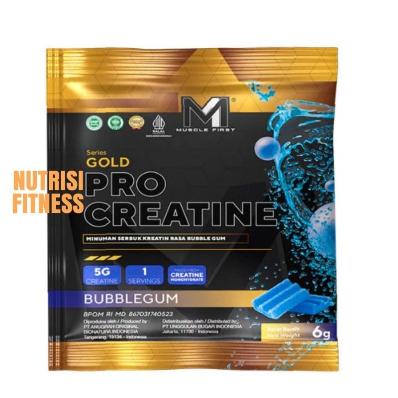 Jual M1 MUSCLE FIRST GOLD PRO CREATINE 1 SACHET HALAL BPOM CREATINE ...