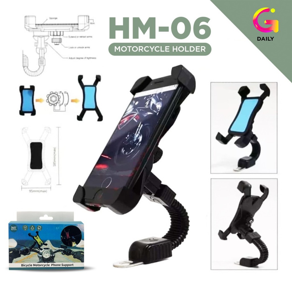 Jual Holder Spion Motor Universal HM-06 / HM-06 Bracket Universal ...