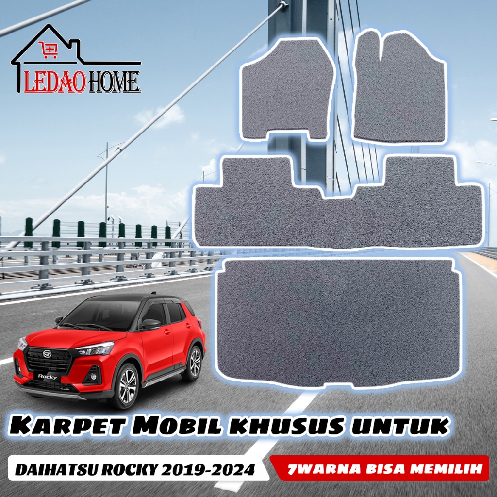 Jual LEDAOHOME Karpet Mobil Custom Toyota RAIZE & Daihatsu Rocky 2019 ...