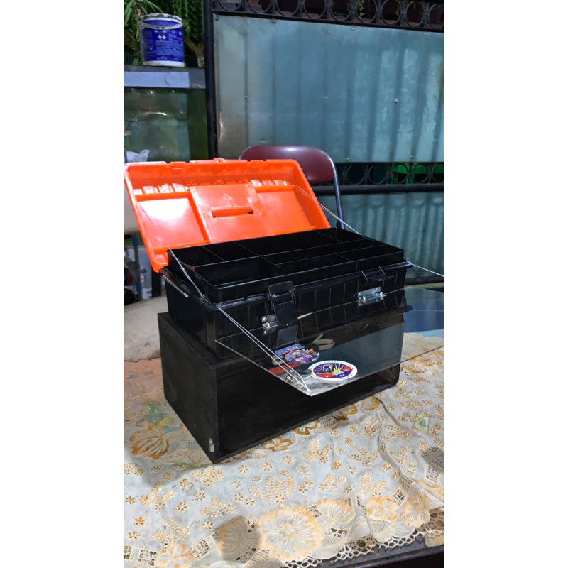 Jual Box Tamiya Bekas Custom Meja Akrilik + Colokan 4 Lobang | Shopee ...