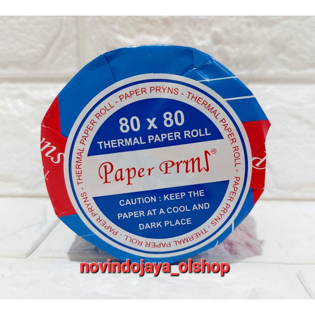 Jual Thermal paper roll 80 x 80 paper pryns | Shopee Indonesia