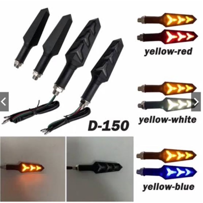 Jual Lampu Sen Model Panah Running 2 Led Universal Lampu Sein Motor | Shopee Indonesia