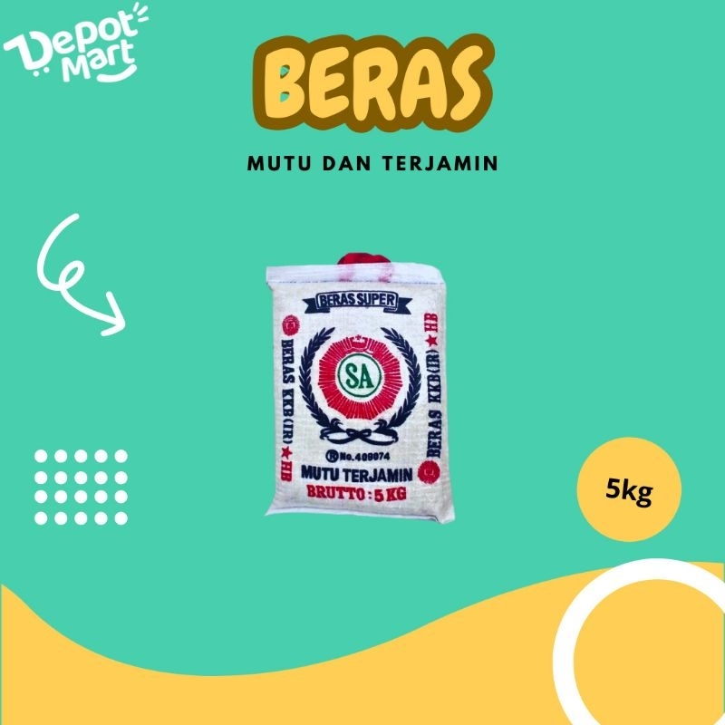 Jual Beras SA 5Kg Goni Beras Karung | Shopee Indonesia