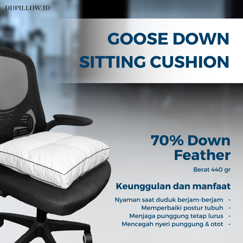 Jual DDPillow | Goose Down Sitting Cushion | Bantal Duduk Bulu Angsa ...