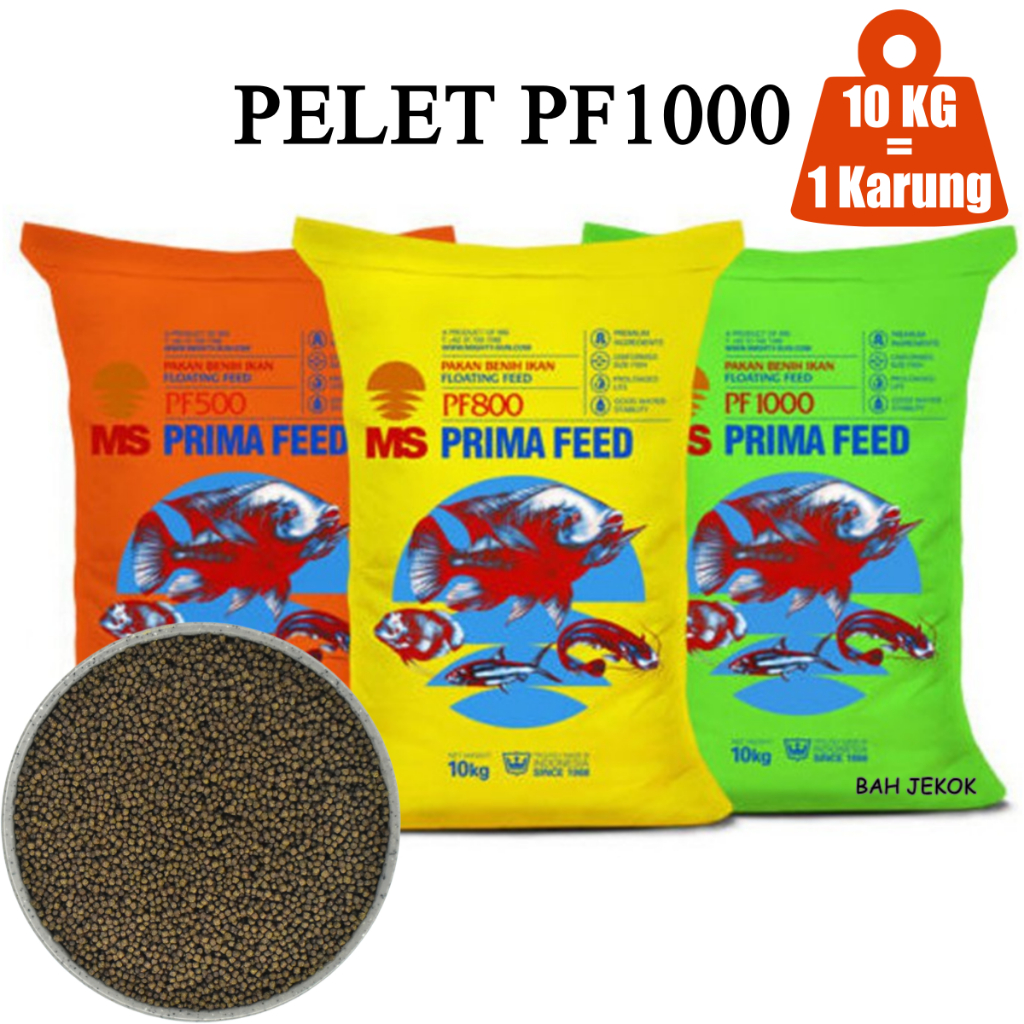 Jual Pelet PF1000 Pakan Ikan Hias Kecil Bibit Cupang Koi Guppy Kura Kura Kolam & Akuarium (1krg ...