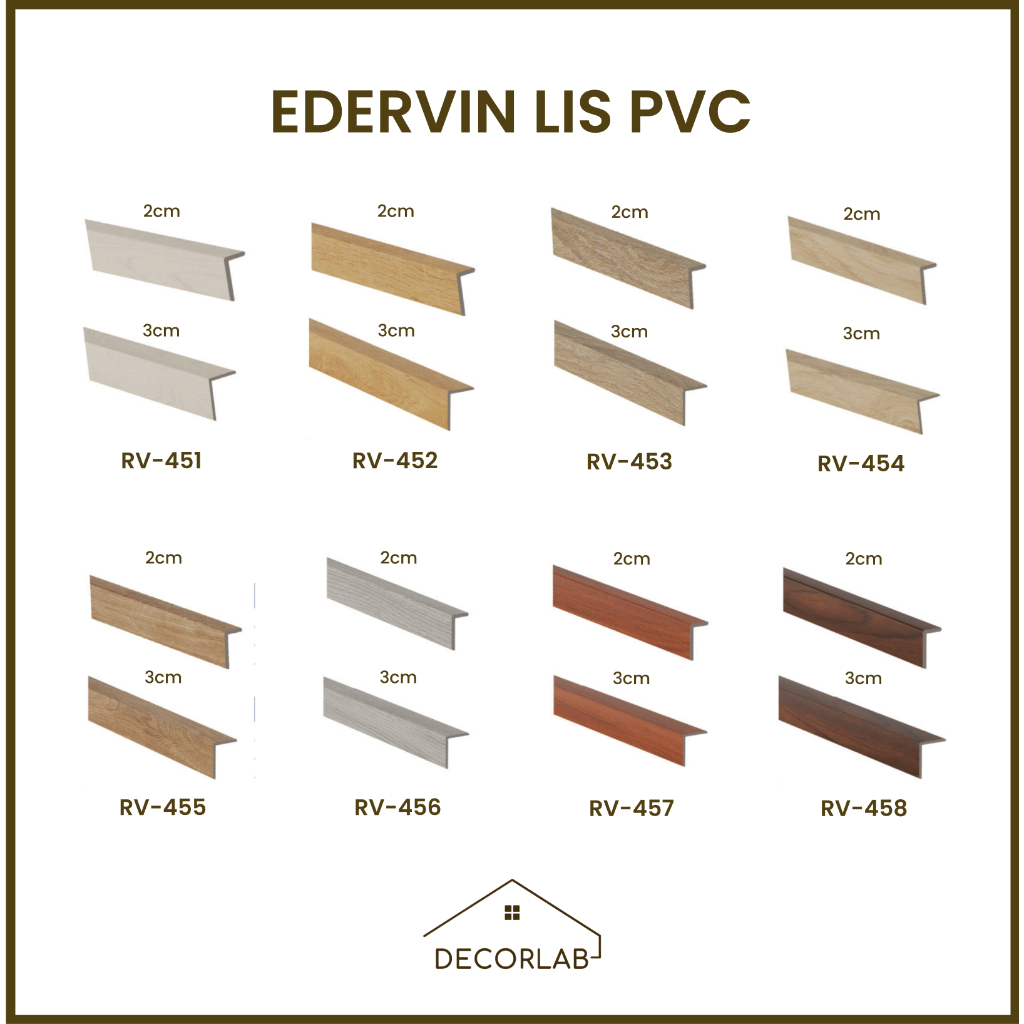 Jual Lis L - Lis siku - Lis penutup PVC- Lis L Vinyl /Parkit /SPC ...