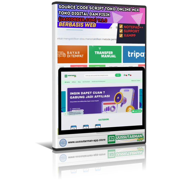 Jual Source Code Script Toko Online Mix Toko Digital dan Fisik jadi ...