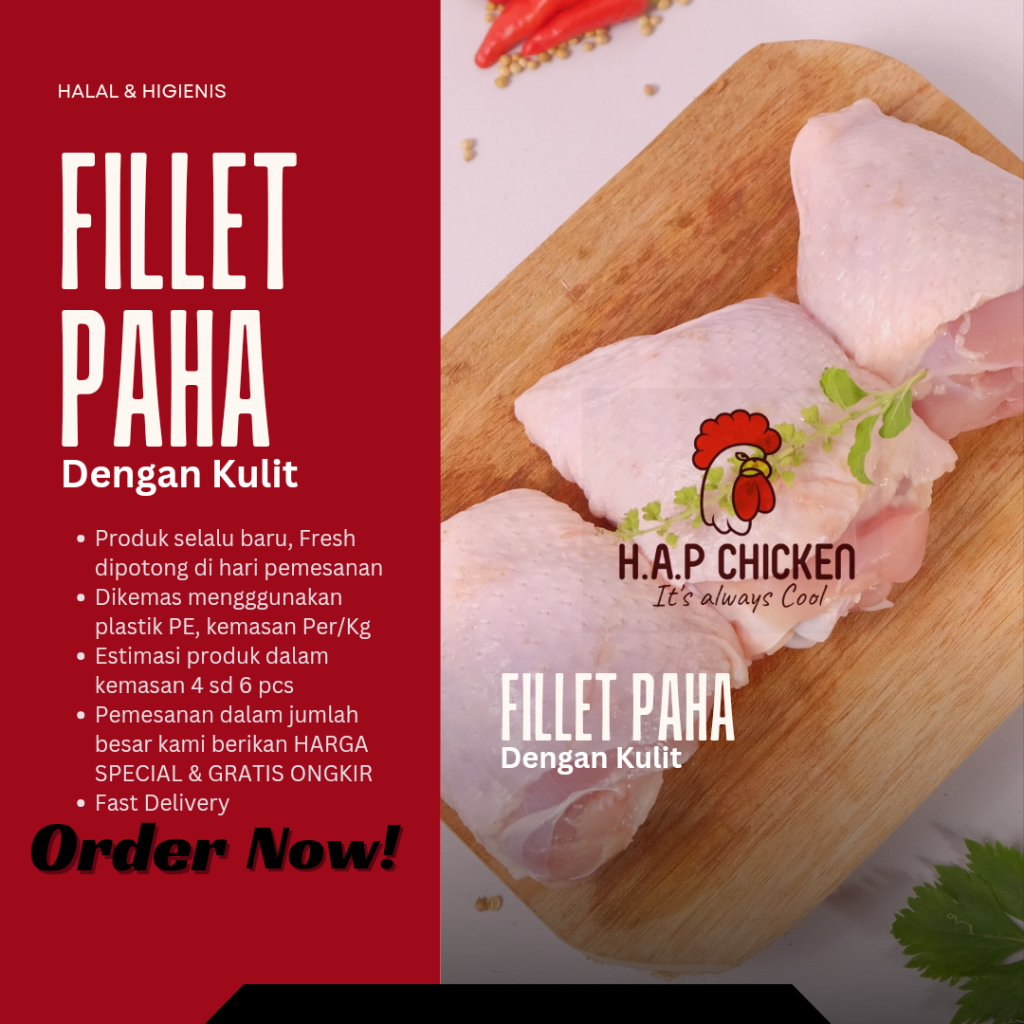 Jual Daging Ayam Fillet Paha dengan Kulit | Shopee Indonesia