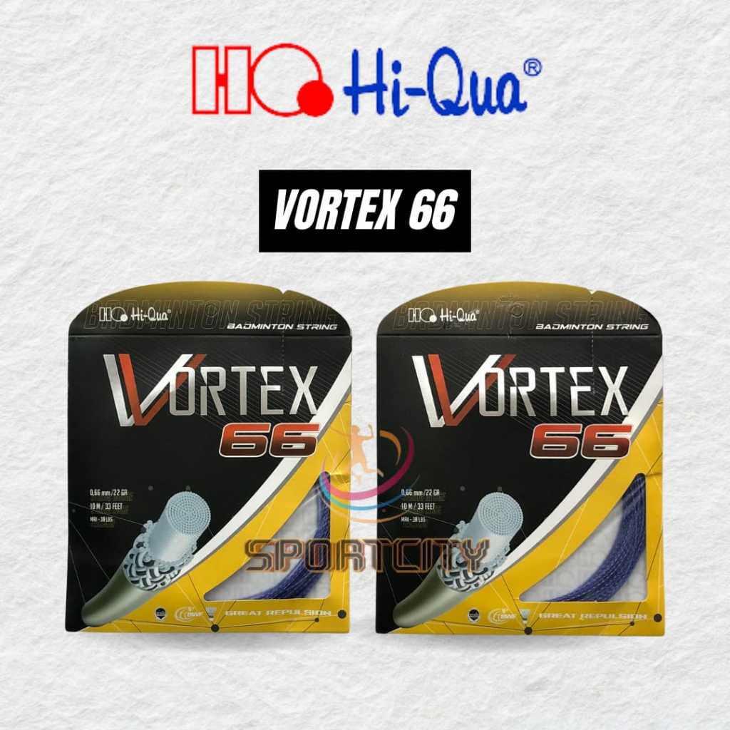 Jual Senar Badminton HIQUA VORTEX 66 38lbs 38 lbs Original | Shopee ...