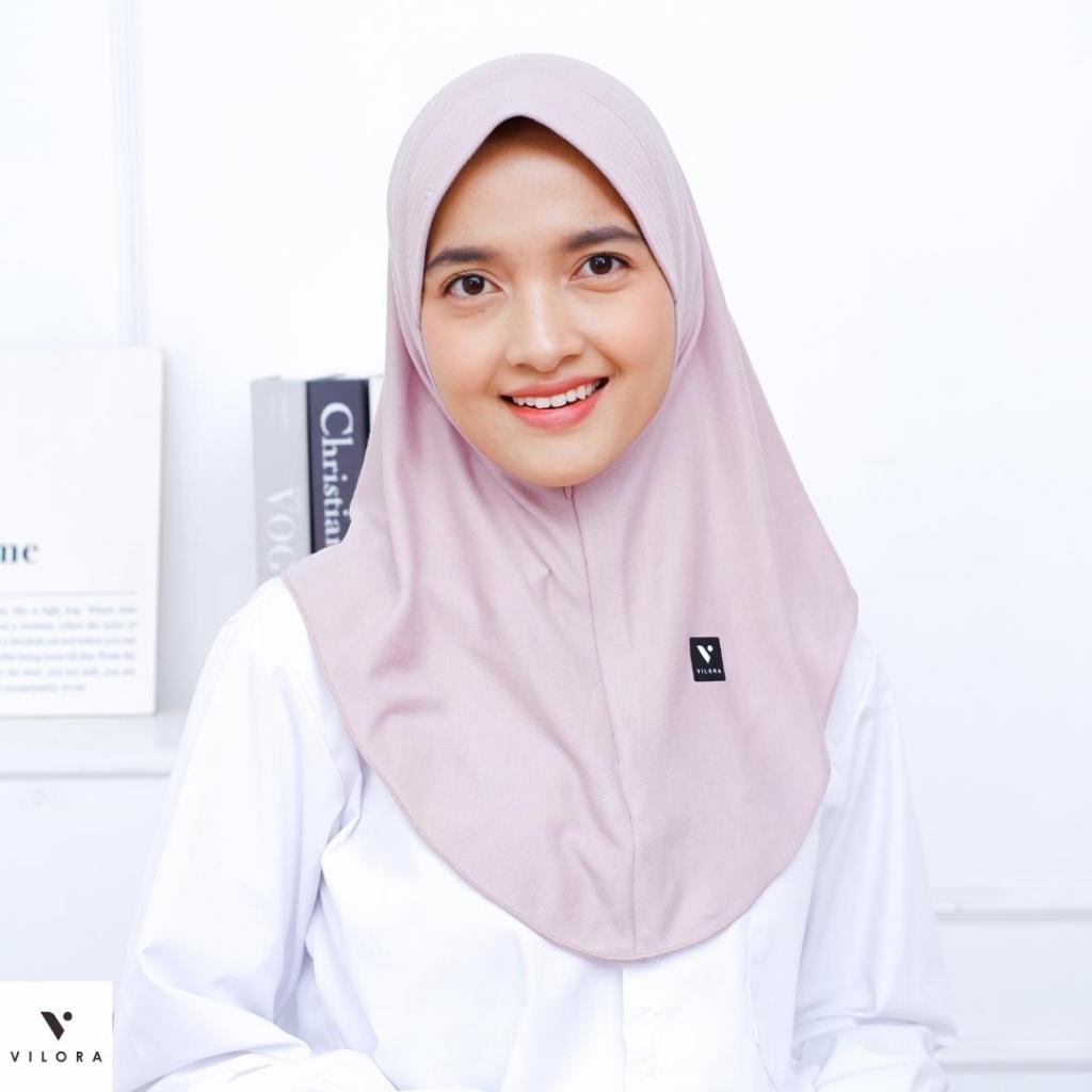 Jual Vilora - Varissa Hijab Instan Zipper (Jilbab Sekolah) | Shopee Indonesia