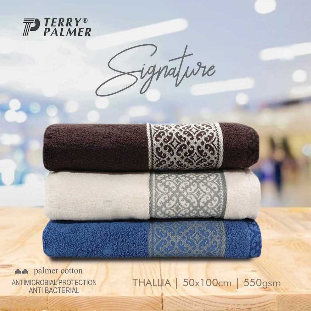 Jual Handuk Terry Palmer Signature 50x100 / 70x135 Thallia / Handuk ...