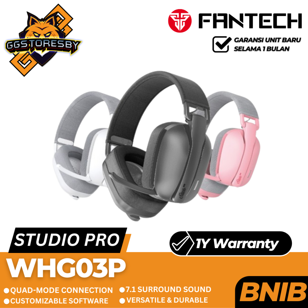 Jual Fantech Studio Pro Whg03 Virtual 7.1 Gaming Headset | Shopee Indonesia