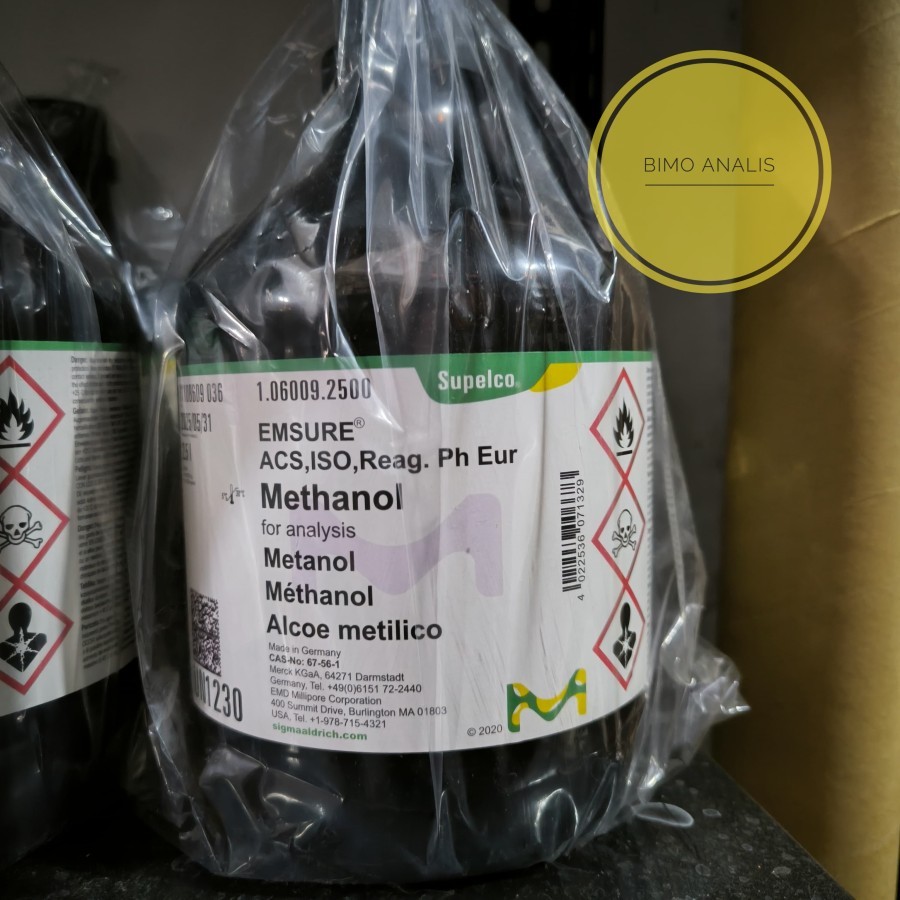Jual Methanol 500mL | metanol Pro Analis Merck 106009 | metil alkohol ...