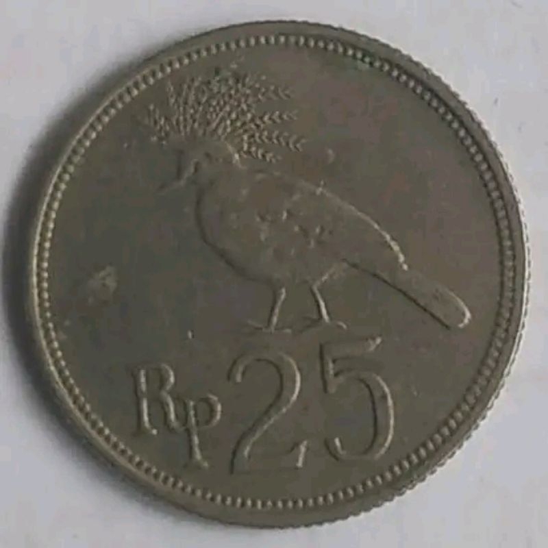 Jual UANG KUNO ASLI KOIN 25 RUPIAH BURUNG TAHUN 1971 | Shopee Indonesia