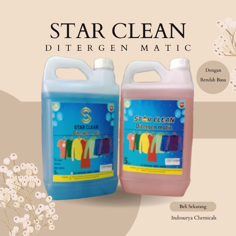 Jual DITERGEN MATIC RENDAH BUSA STARCLEAN 5 L | Shopee Indonesia