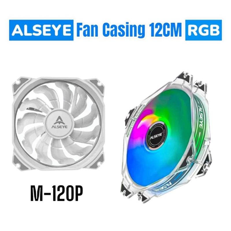 Jual Fan Case Alseye LED 120mm ARGB max M120-P trasparan auto RGB ...