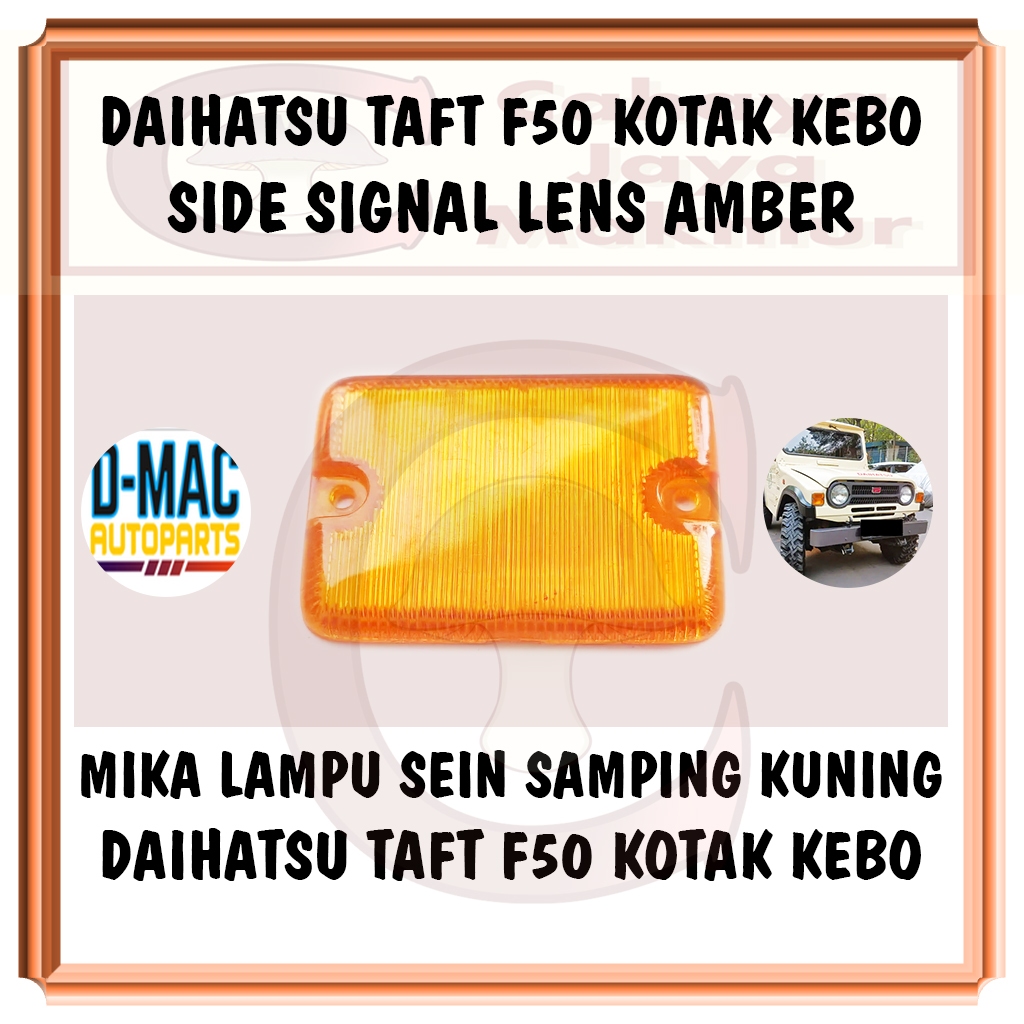 Jual PCS Mika Kaca Lampu Sein Sen Signal Riting Side Fender Samping Daihatsu Taft F50 Kotak Kebo ...