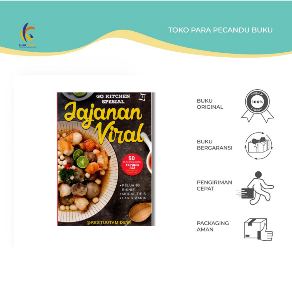 Jual Buku Masakan - Go Kitchen Spesial Jajanan Viral - Restu Utami ...