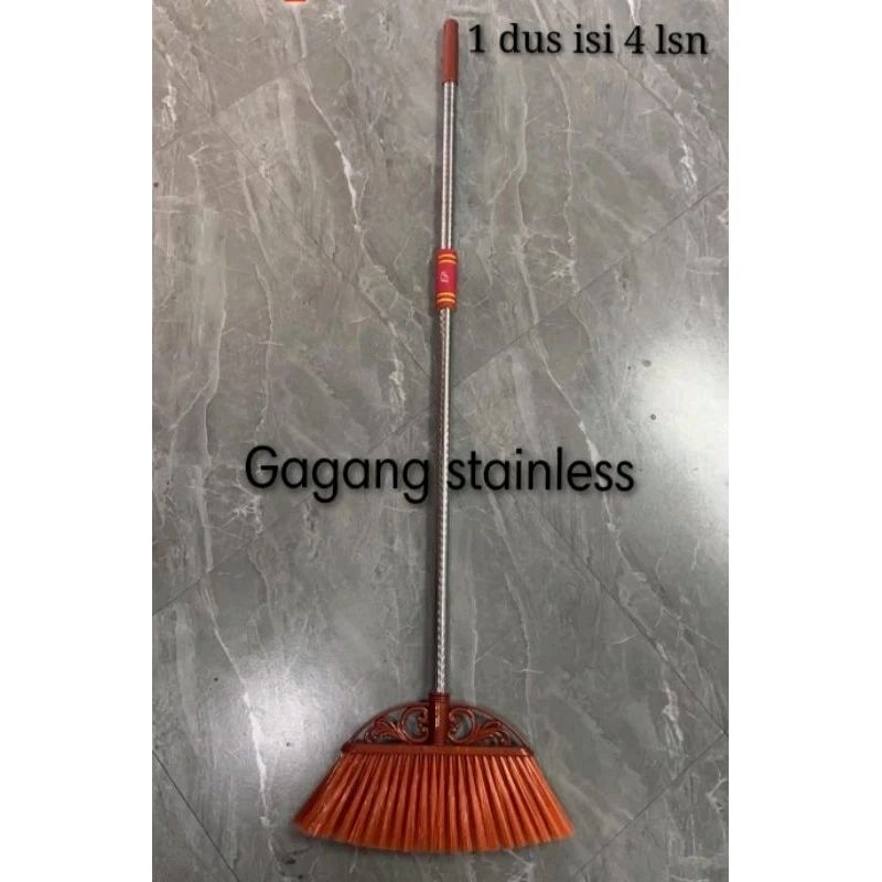 Jual sapu nylon gg stainless, kuning/coklat (Reguler tidak bisa di ...