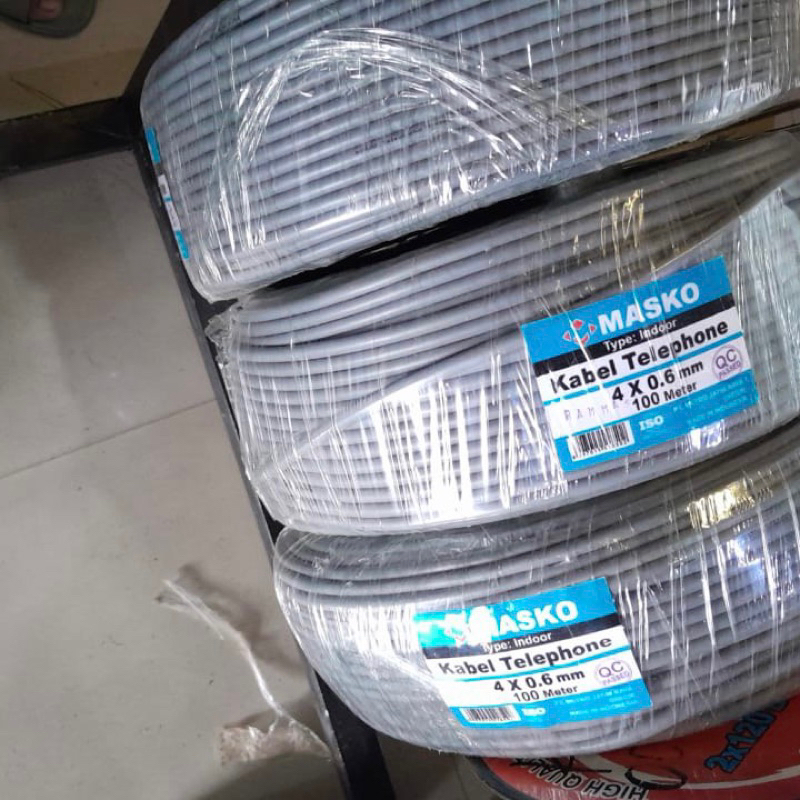 Jual Kabel telepon Masko per meter | Shopee Indonesia